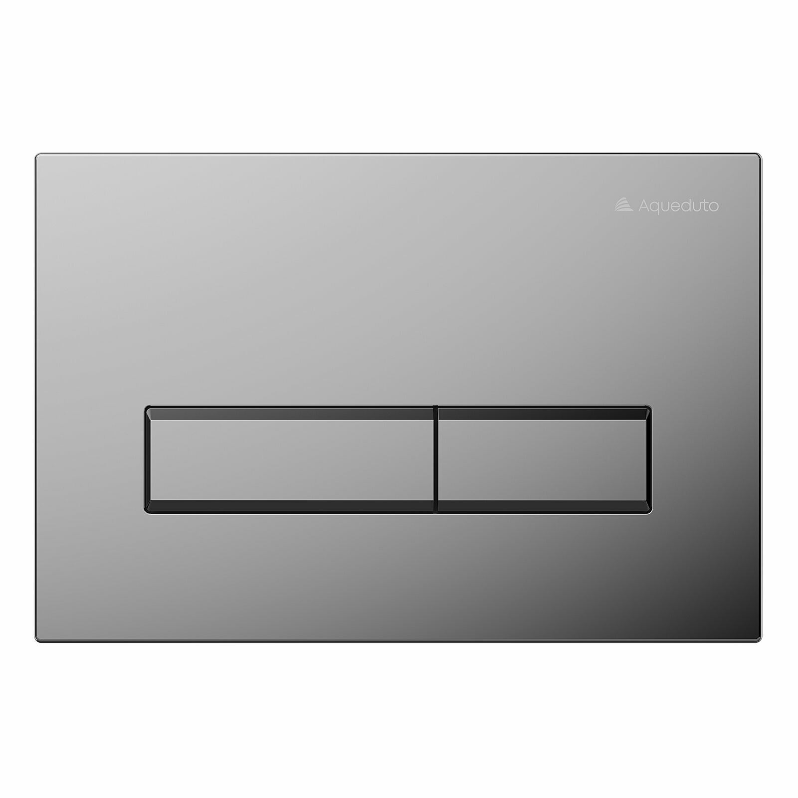 AQD RETANGULO Панель смыва, хром