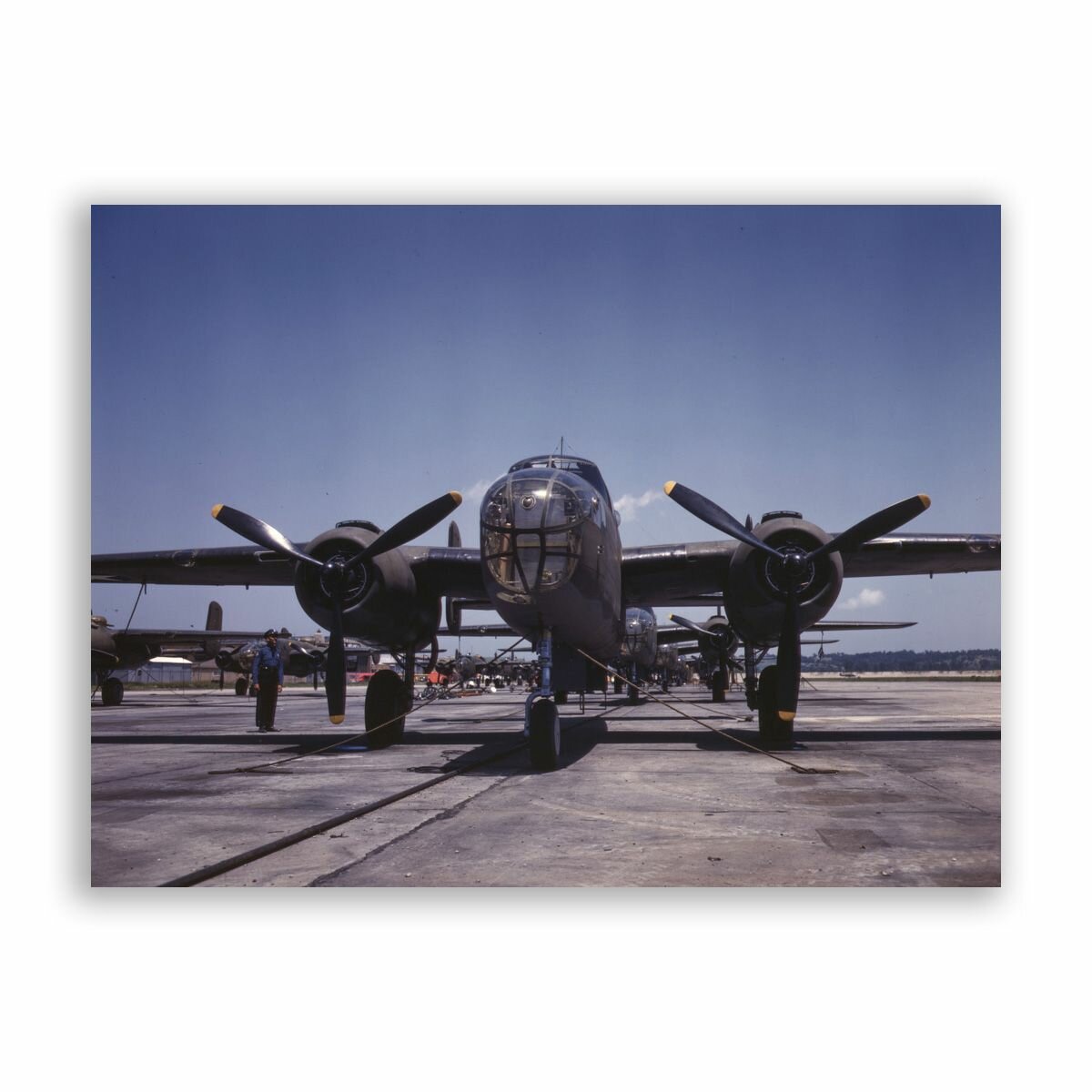 Постер, плакат на бумаге / Американские военные 40-х годов / Размер 60 x 80 см