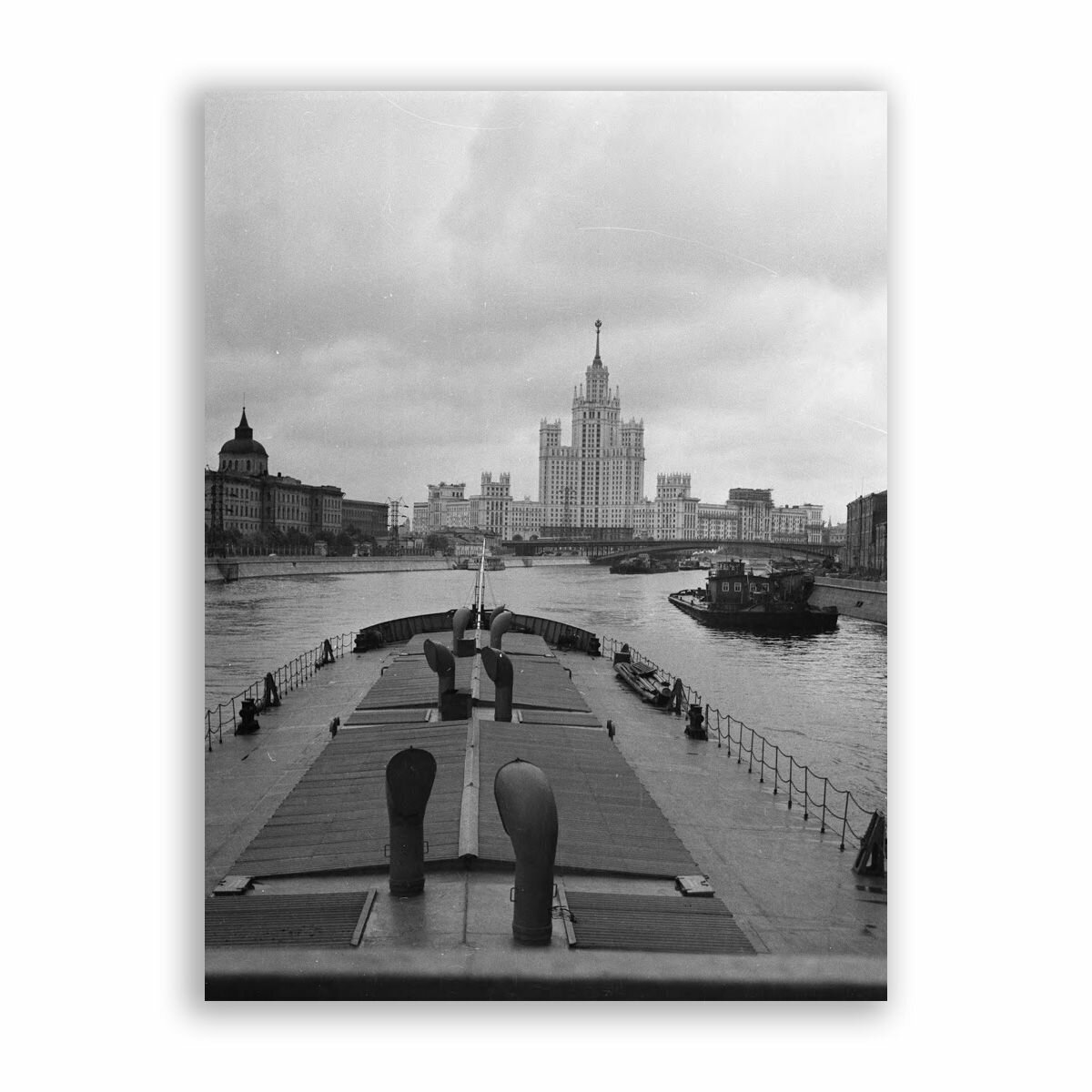 Советский постер, плакат на бумаге / Старая Москва / Размер 60 x 80 см