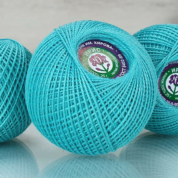 Пряжа ПНК им. Кирова ирис 25 3506 айсберг (6 мотков)
