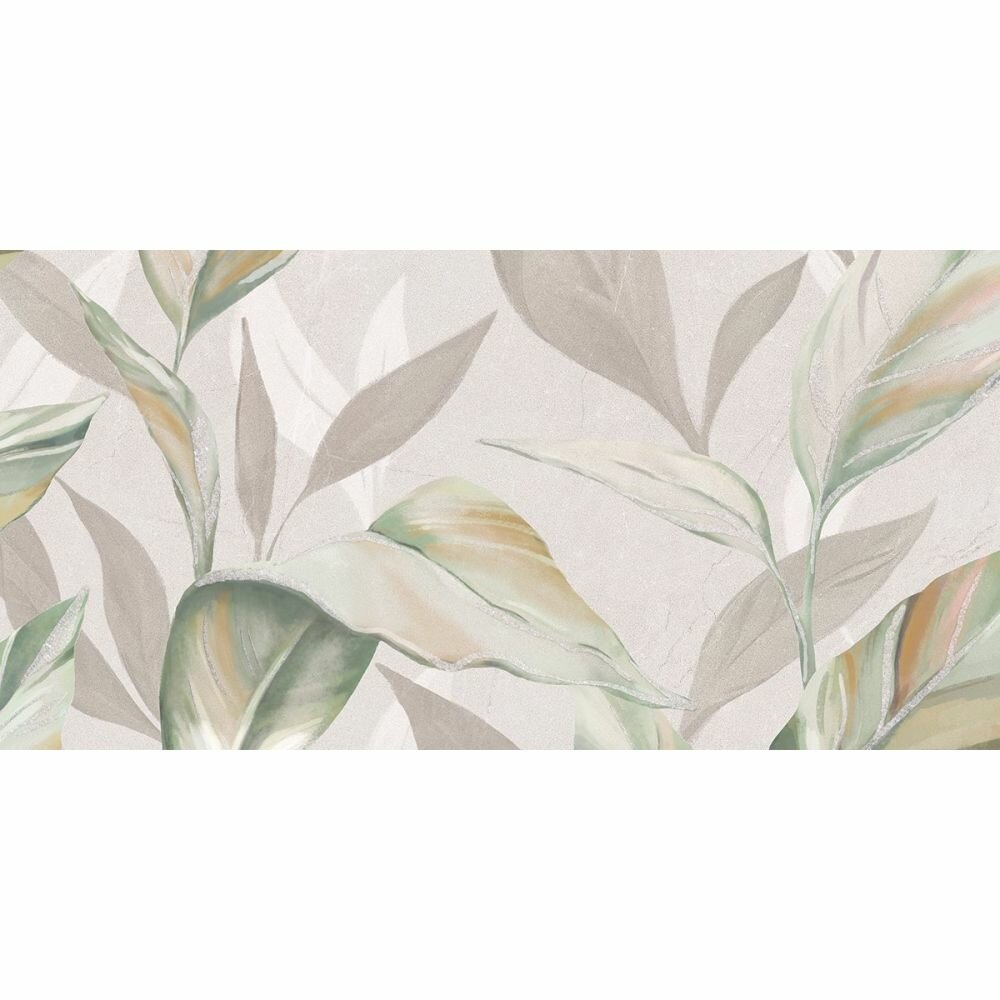 Плитка настенная Azori Ebri Foliage 2 многоцветная 31,5х63 см матовая, керамическая 9,5 мм