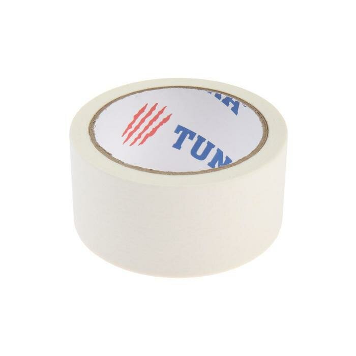 Лента малярная TUNDRA, 48 мм x 25 м, самоклеящаяся, бумажная основа