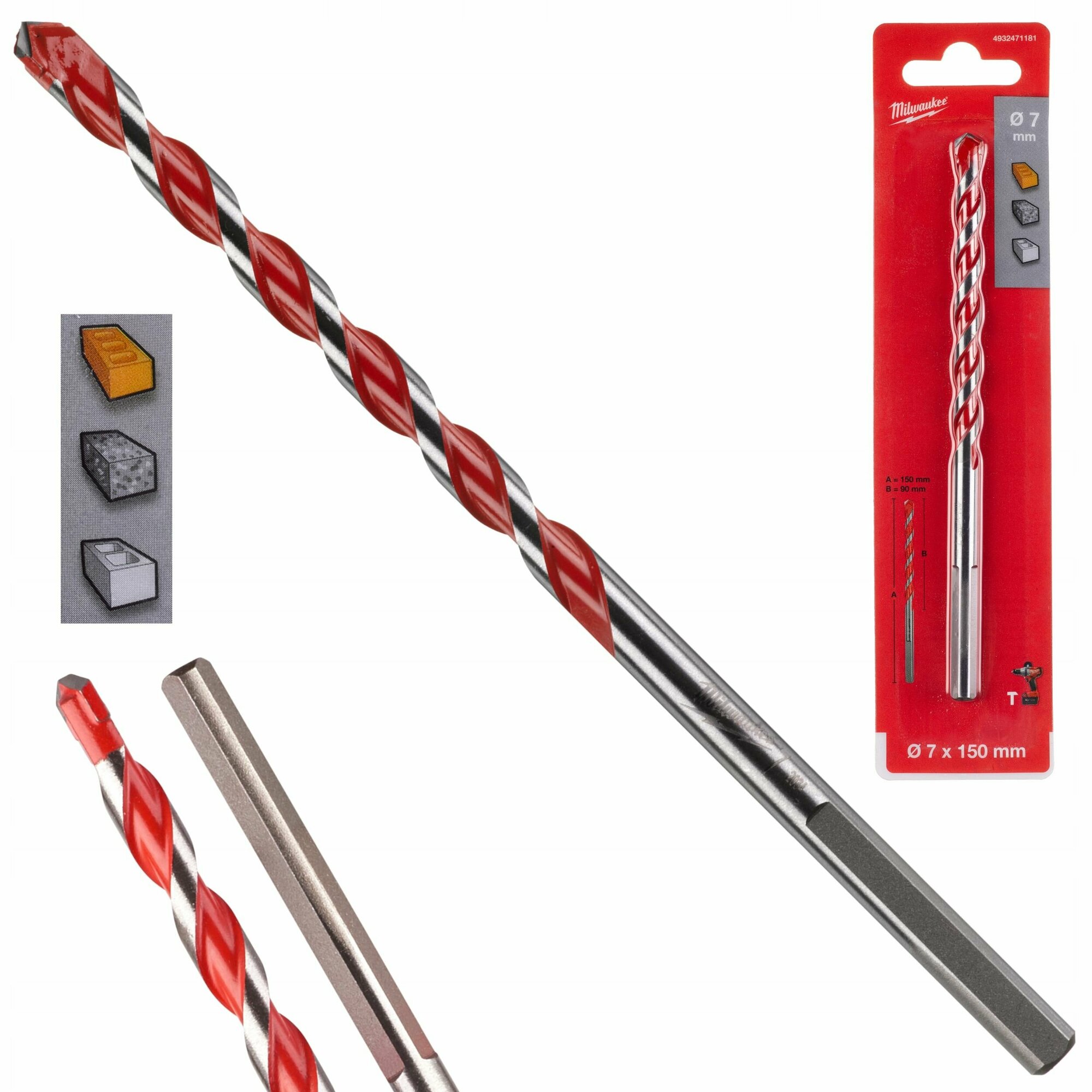 Сверло ударное Milwaukee Premium HDB