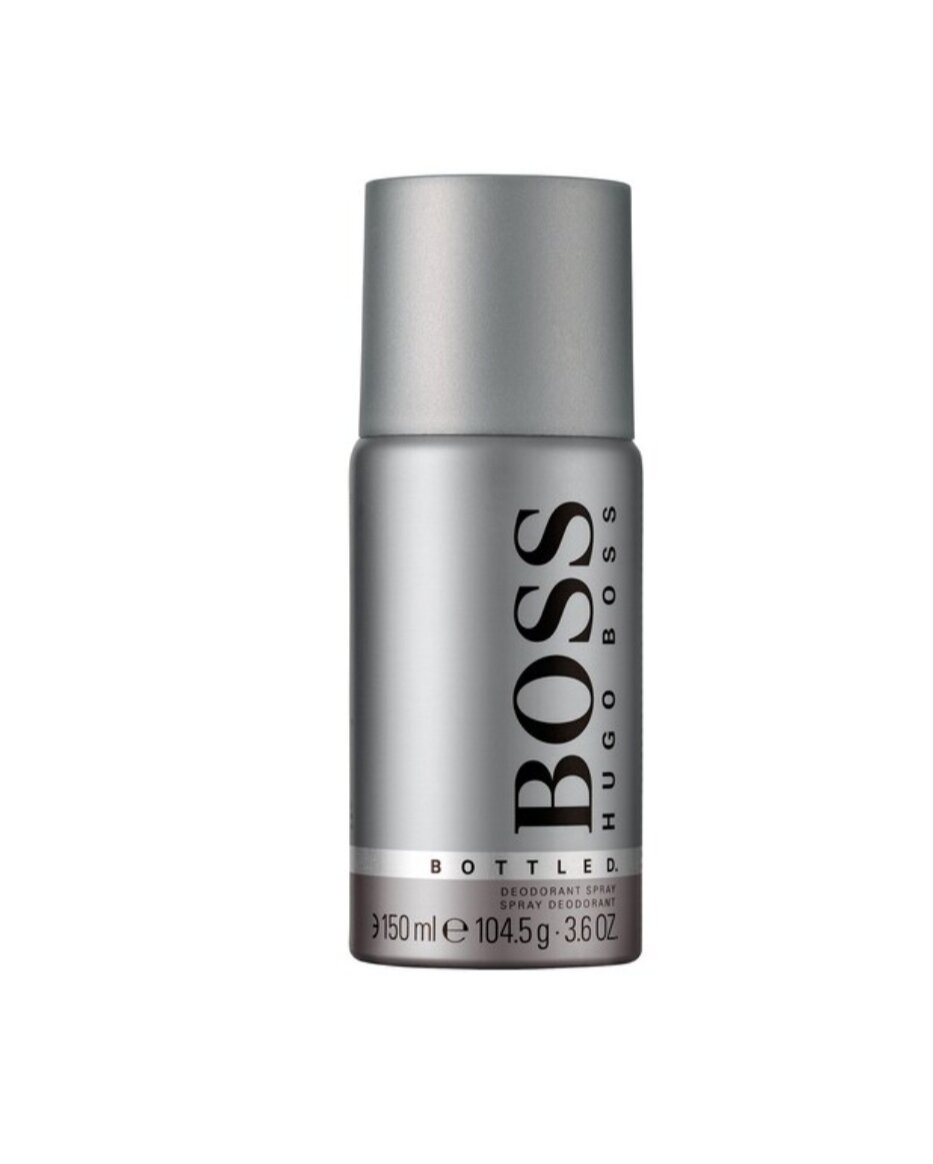 Дезодорант-спрей HUGO BOSS Boss Bottled 150 мл | Для мужчин | Уверенность, энергия, влияние