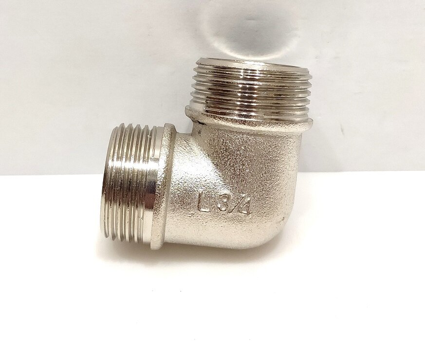 Уголок с наружной резьбой L3/4" компактный