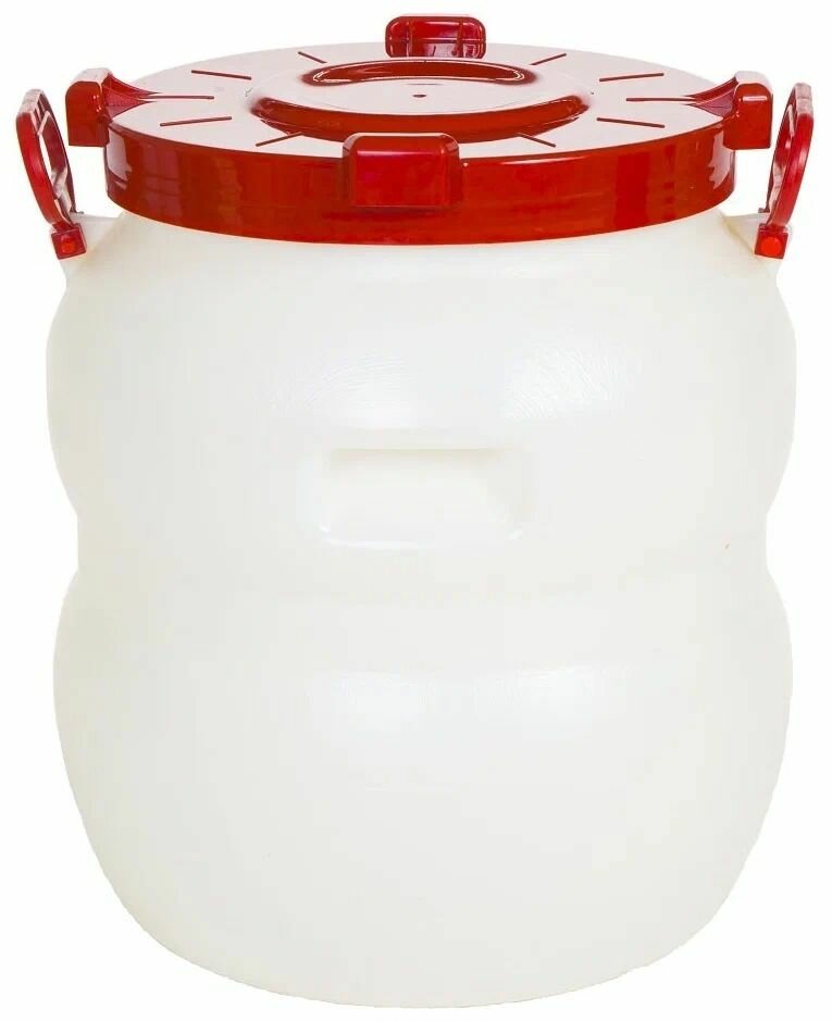 Канистра-бочка 60 л. прямоугольная с широким горлом