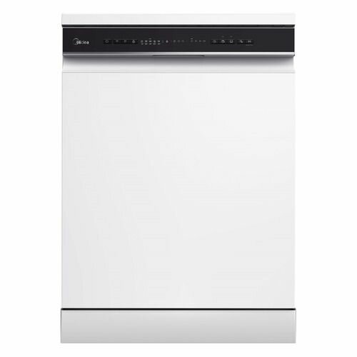 Посудомоечная машина Midea MFD60S150Wi, полноразмерная, напольная, 59.8см, загрузка 14 комплектов, белая