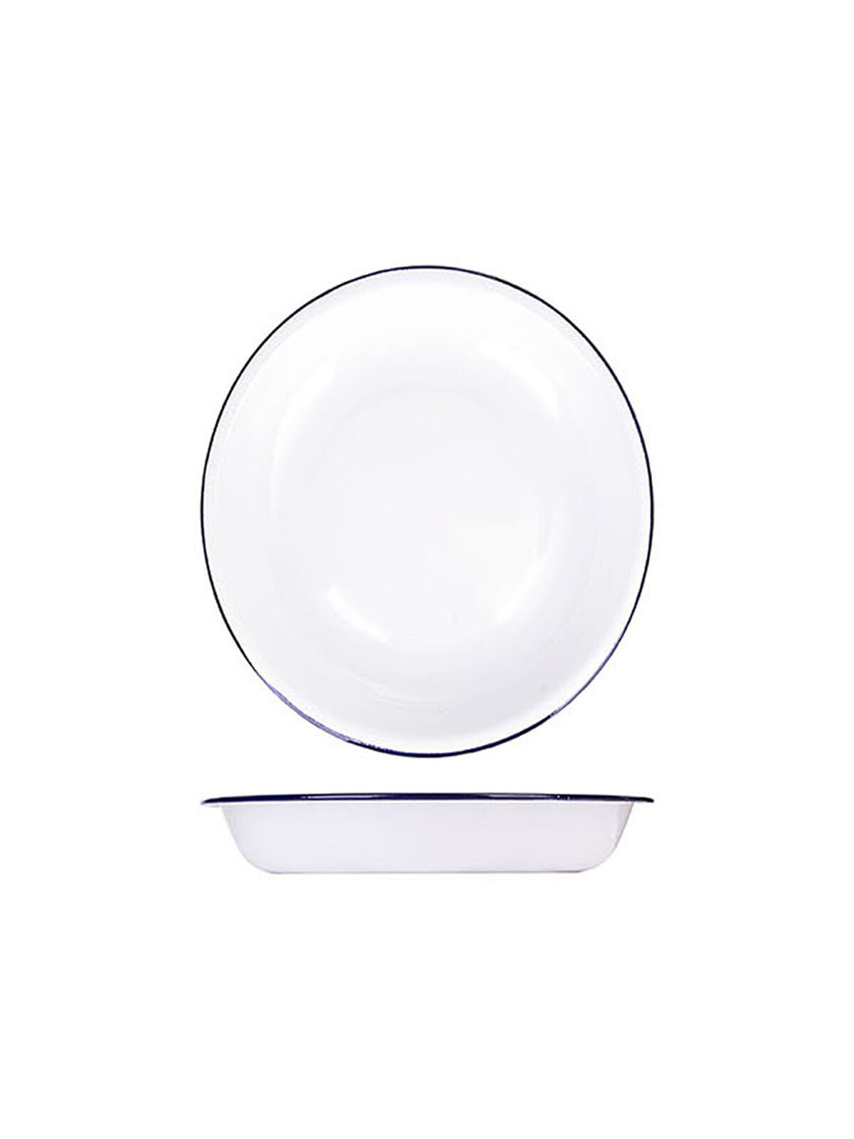 Тарелки глубокие 2 шт Prohotel, эмалированные, 23 см