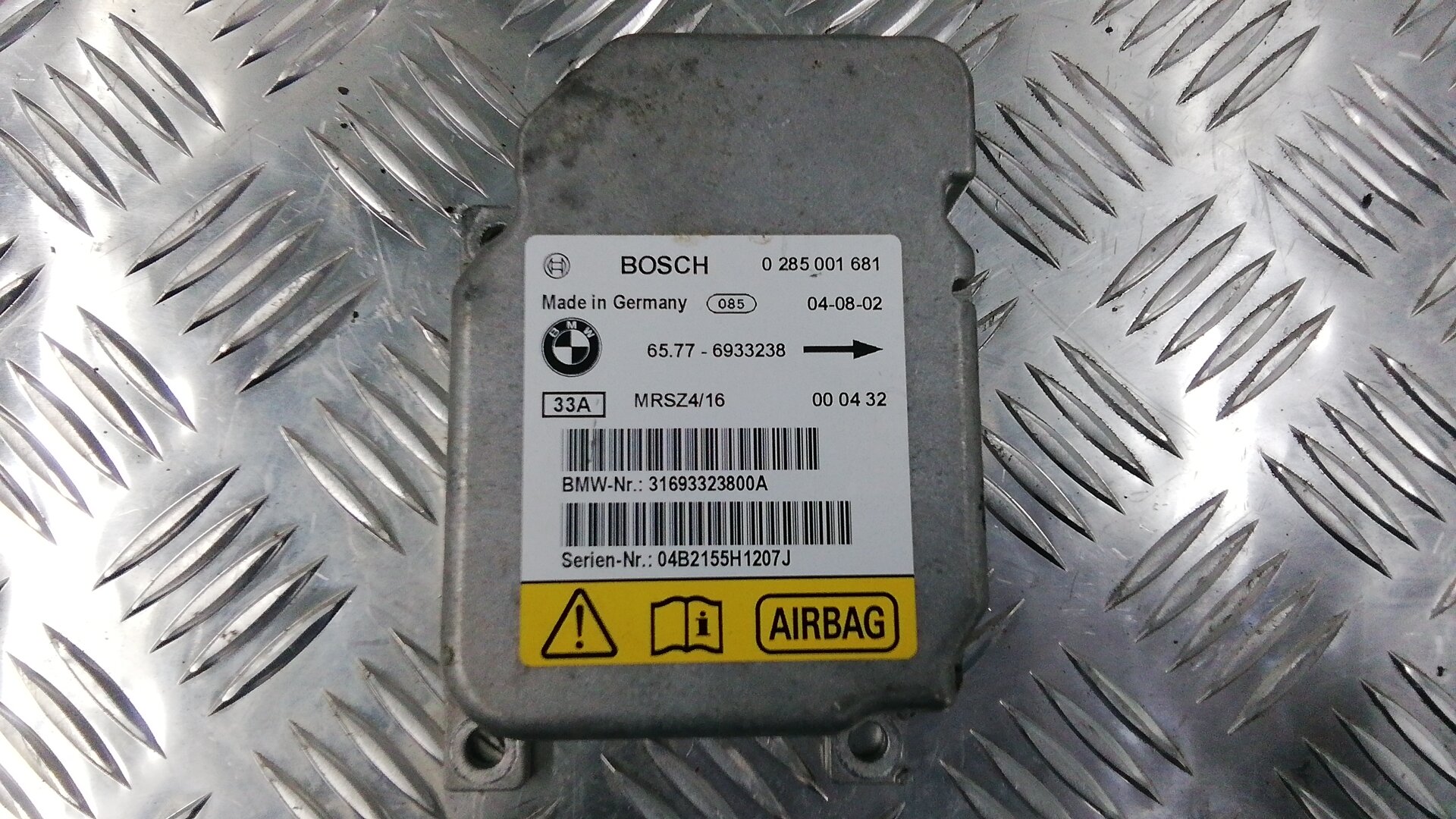 Блок управления airbag BMW X5 E53, Номер 65776933238