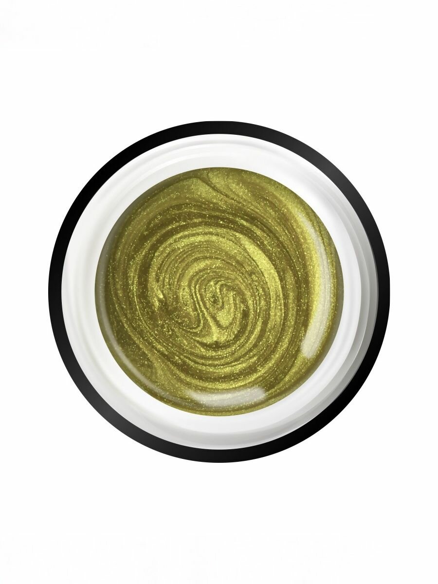 Nail Club Гель-краска с шиммером, с липким слоем GO-65 Gold 750