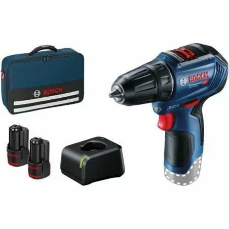 Дрель-шуруповерт Bosch GSR 12V-30, 2 x 2,0 Ah + Сумка (06019G9004)