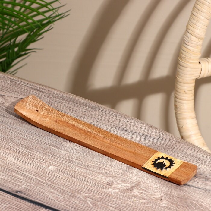 Подставка под благовония «Месяц», 25 см, дерево бакаян