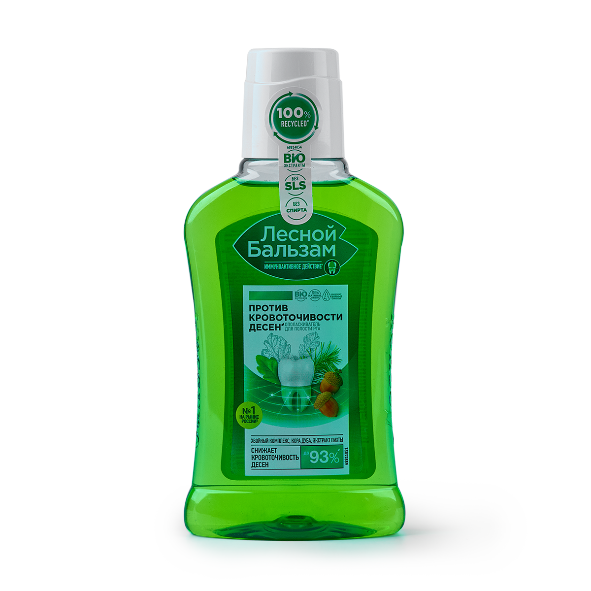 Ополаскиватель для дёсен «Лесной бальзам» на отваре трав с корой дуба