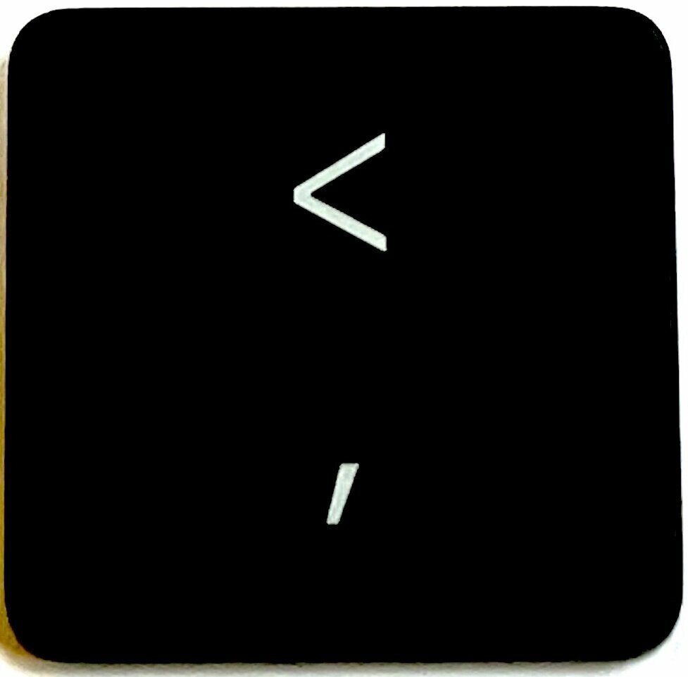 Кнопка US клавиша запятая Macbook AIR PRO 2018-2019