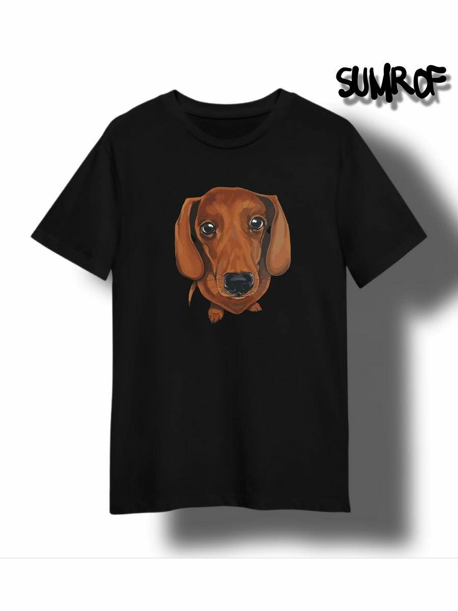 Футболка собака такса