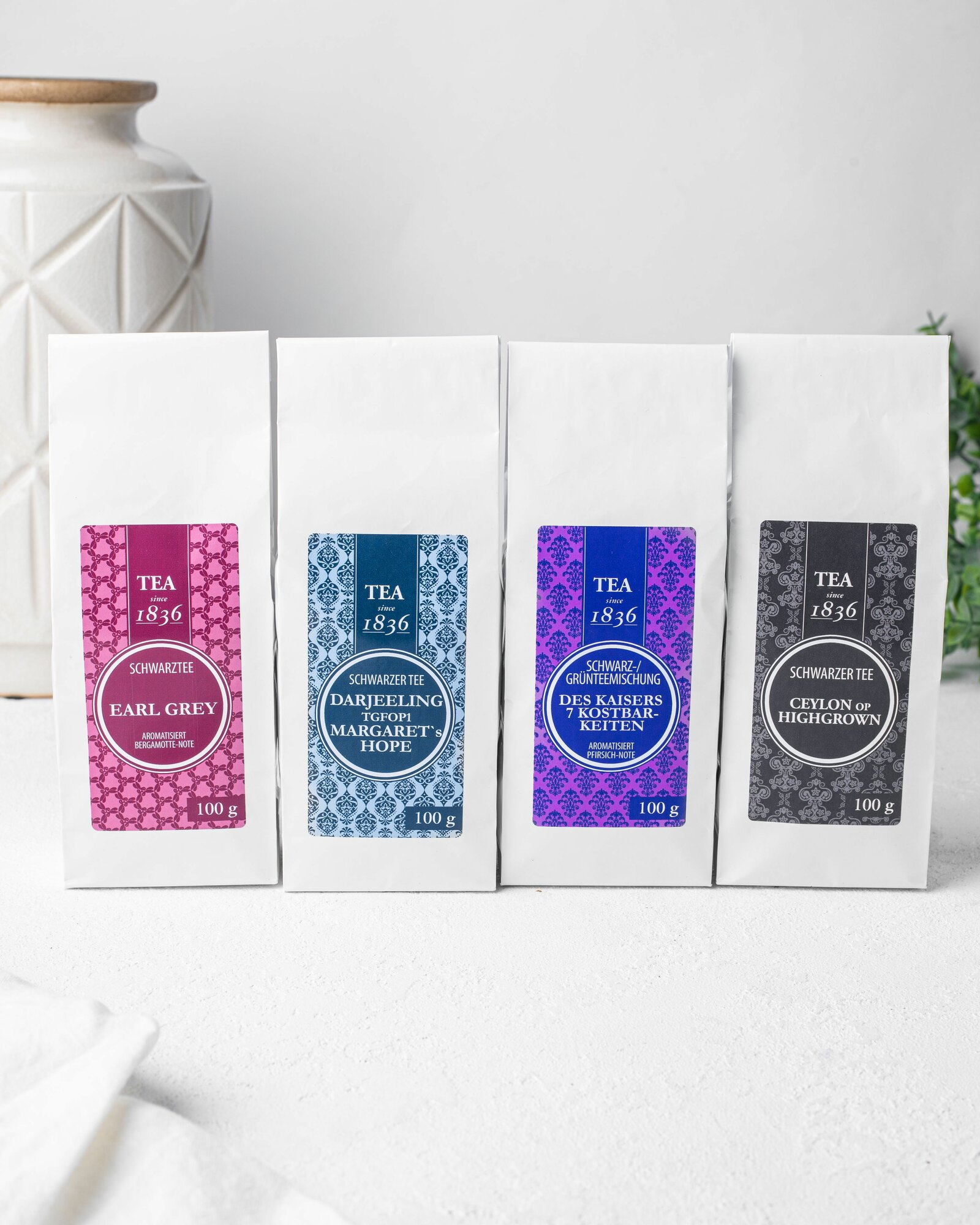 Набор черного чая Лето ( 4 разных вкуса )