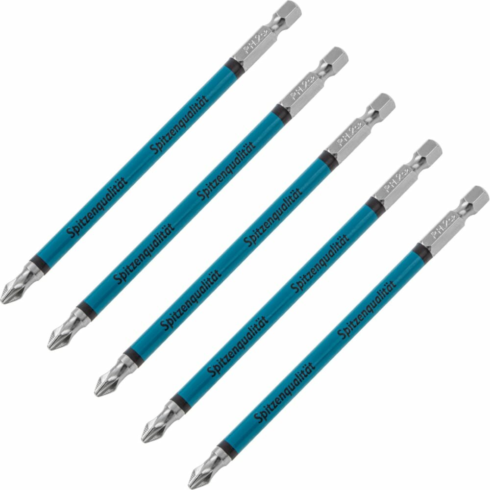 Набор бит (PH2 х127 мм, сталь S2) 5 шт. GROSS 11202, с крестообразными шлицами