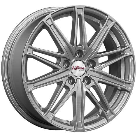 Диск автомобильный литой iFree Виар 17x6.5 5x105 et38 dia56.6 Серый тёмный глянцевый