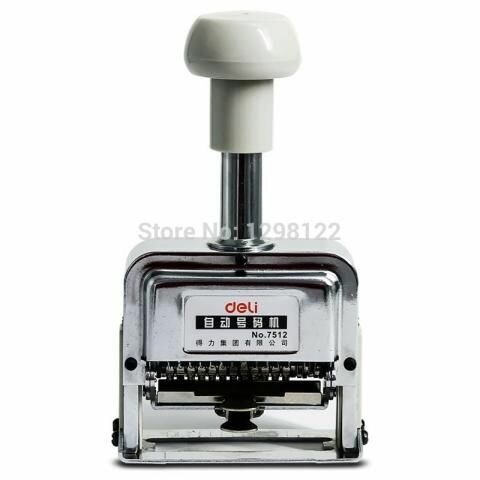 Нумератор DELI 12 цифр, автоматический