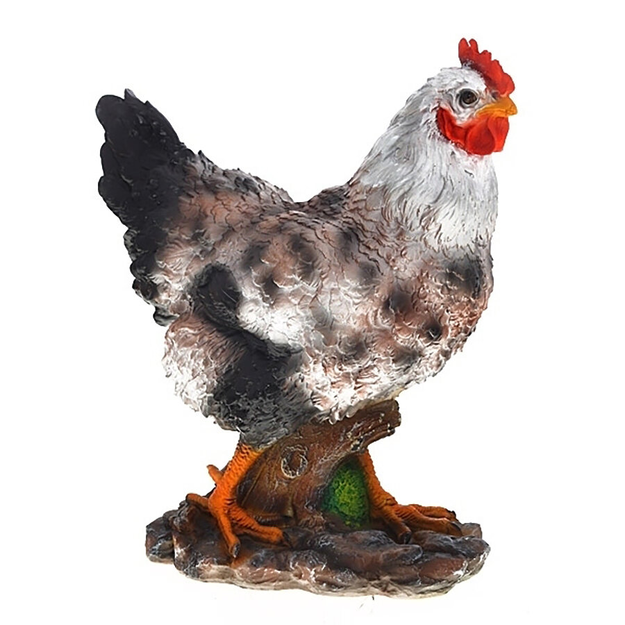 Фигурка Курица пеструшка, высота 35 см KSMR-123242/F038