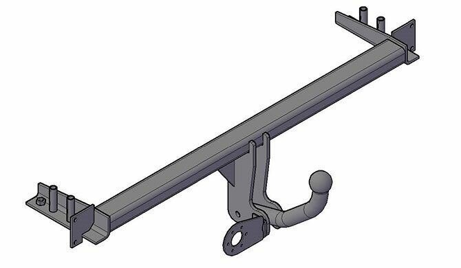 Фаркоп для Chevrolet Lacetti х/б с 2004г. в./Daewoo Nubira х/б. с 2004г. в. (без электрики) (паспорт и сертификат) Трейлер.9421