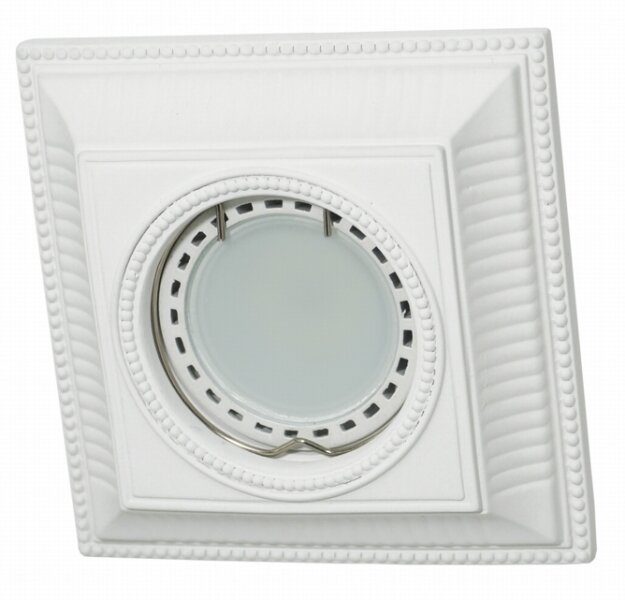 Светильник гипсовый встраиваемый mr 16 Roden RD-117 Wh