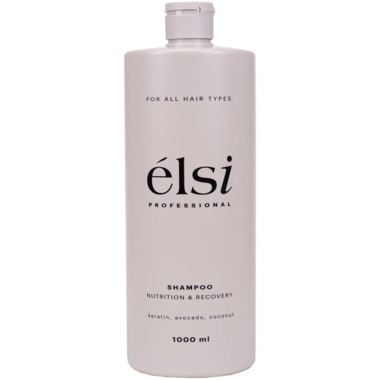 Шампунь для питания и восстановления волос Elsi Professional Nutrition&Recovery, 1 л