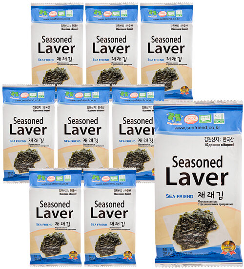 Морская капуста суш. обжар. Морской друг 9шт*5 г, Корея ER-53 113-851191