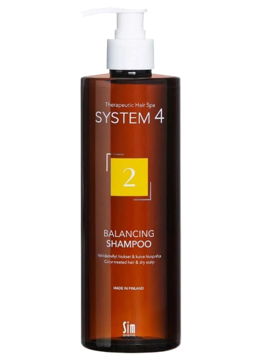 System 4 Шампунь для поврежденных и сухих волос №2, 500 мл