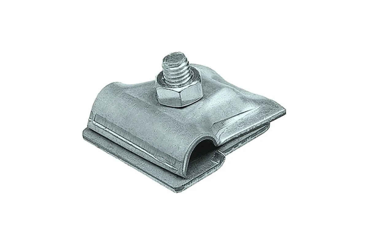 EZETEK Держатель проводника круглого 6-10 мм для фальца 0.7-3 мм, оцинк. упаковка 5шт 91092/5