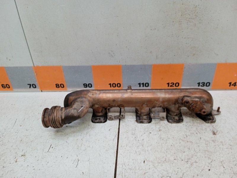 Б/У 4.9 TDI, Фольксваген Туарег Коллектор выпускной Volkswagen Touareg 2004 Лев. 265157 VAG арт. 07Z253033Q