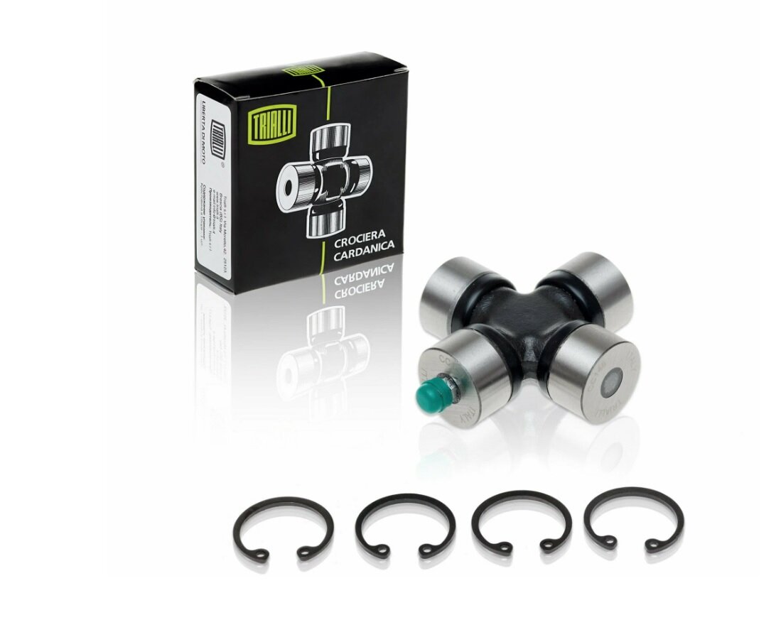 Крестовина карданного вала TRIALLI для ВАЗ 2101-07 усиленная с стопорными кольцами (передняя/задняя, лада) арт. СС146