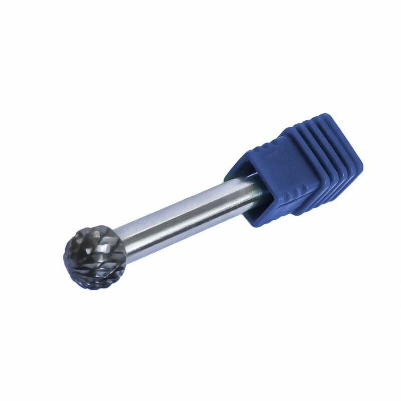 Шарошка сферическая по металлу 6мм, в пластиковом футляре Forsage