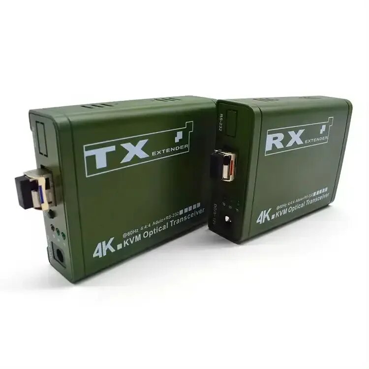 Oeny 4K 60 Гц HDMI оптоволоконный KVM-удлинитель with EU Plug