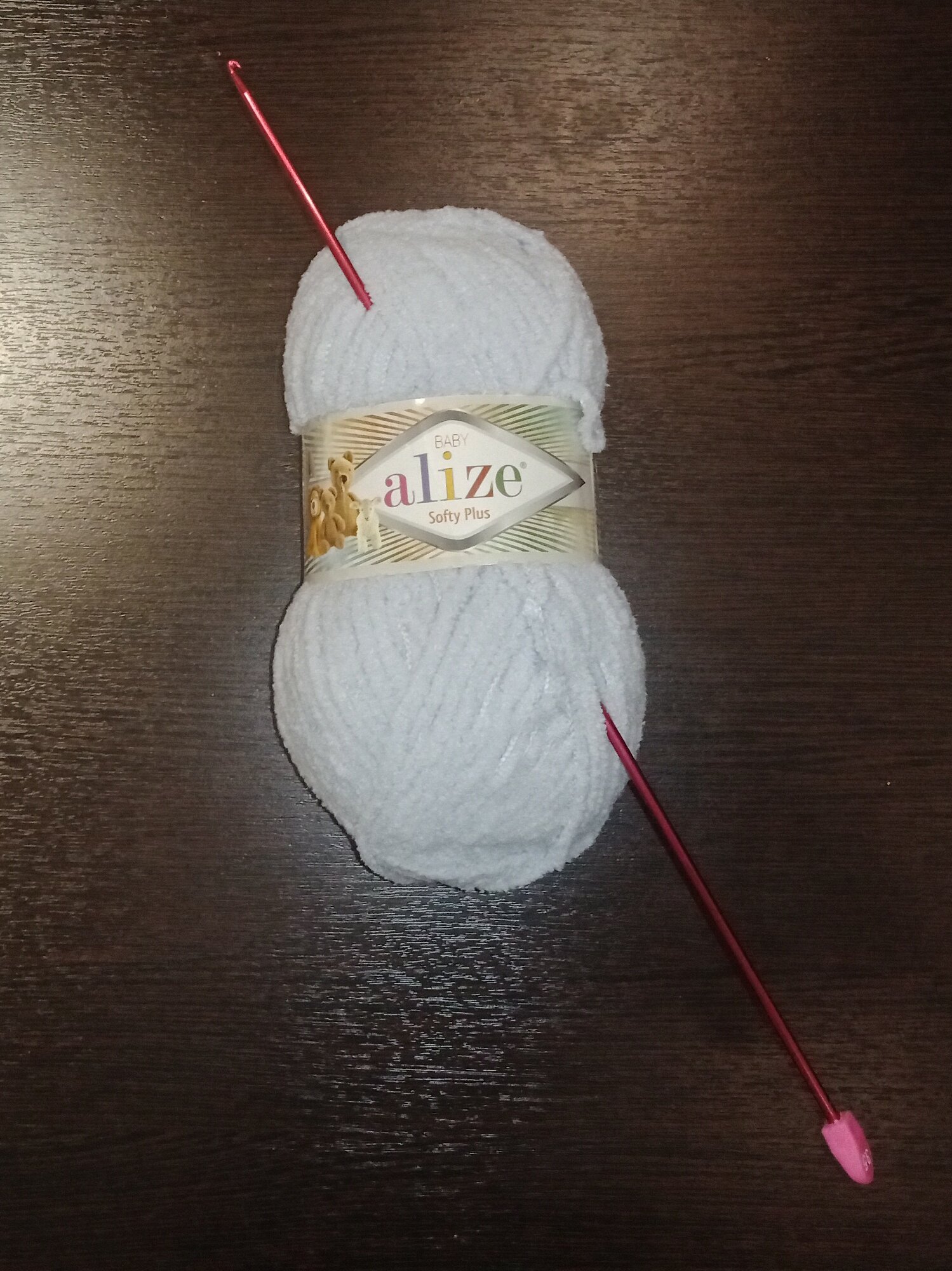 Крючок тунисский для вязания, 3,5 мм