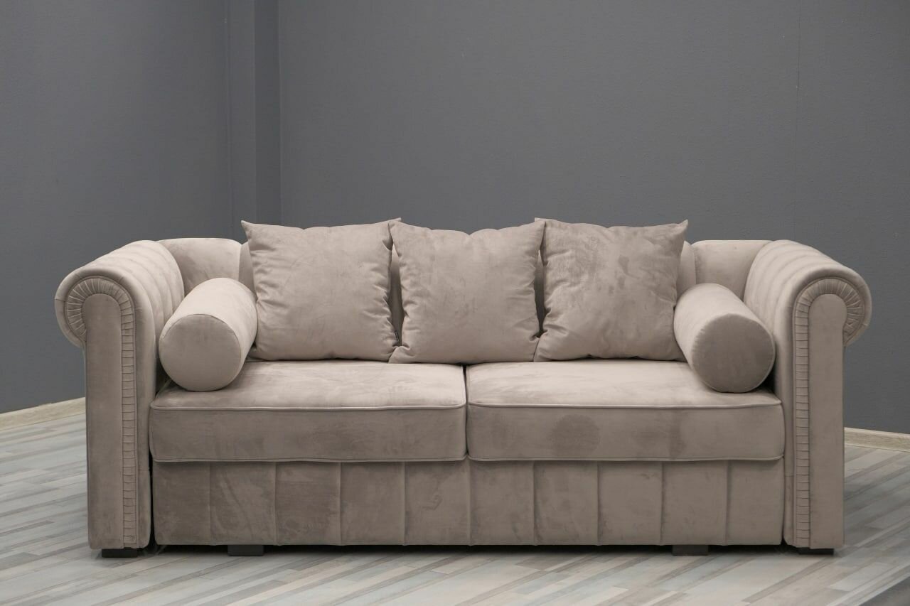 Диван Лайн с механизмом для ежедневного сна - пума .240/105/84 см