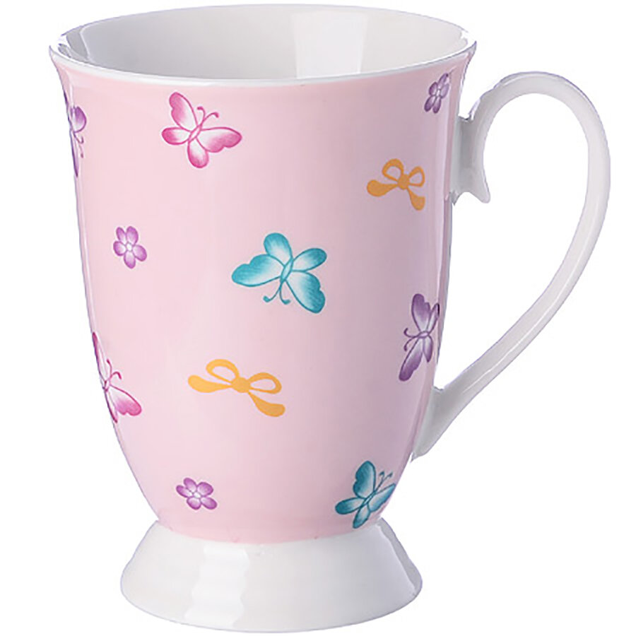 Кружки набор 6 шт Loraine, костяной фарфор, 300 мл