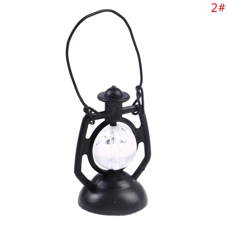 6 см Мини светодиодный ретро-фонарь-пони, имитация свечи, ночник, миниатюрная лампа для кукольного домика, декоративная игрушка для дома