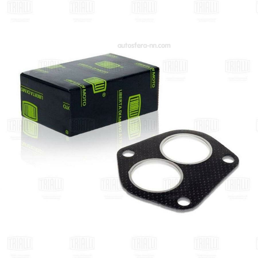 TRIALLI GZ1020122 Прокладка приёмной трубы УАЗ-3160, 3302 УМЗ-4215,4216 Евро-3 (клингерит) "TRIALLI" (GZ 102 0122)