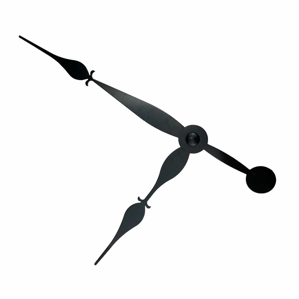 Набор бесшумных часовых механизмов DIY16 дюймов-019 черная секундная стрелка