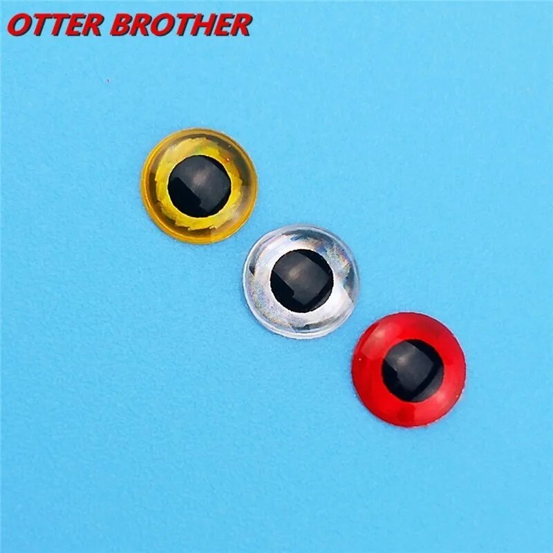 Рыбные глаза для рыбалки OTTER BROTHER 50 шт. 3-6 мм 3mm, Gold