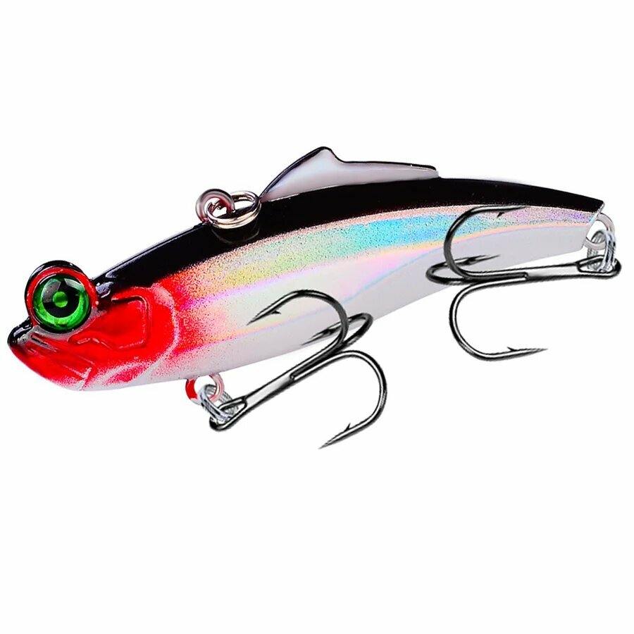 Vib приманки для зимней рыбалки, морская длинная забрасываемая погремушка, Тонущая искусственная приманка, жесткие снасти для ловли окуня Wobblers для троллинга щуки