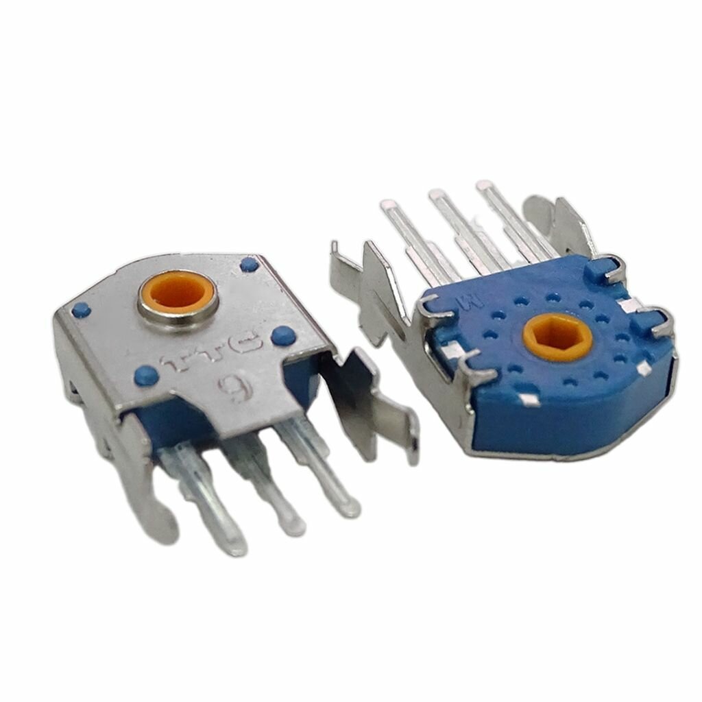 TTC 9 мм энкодер для мыши - противопыльное золотое колесо,2 шт