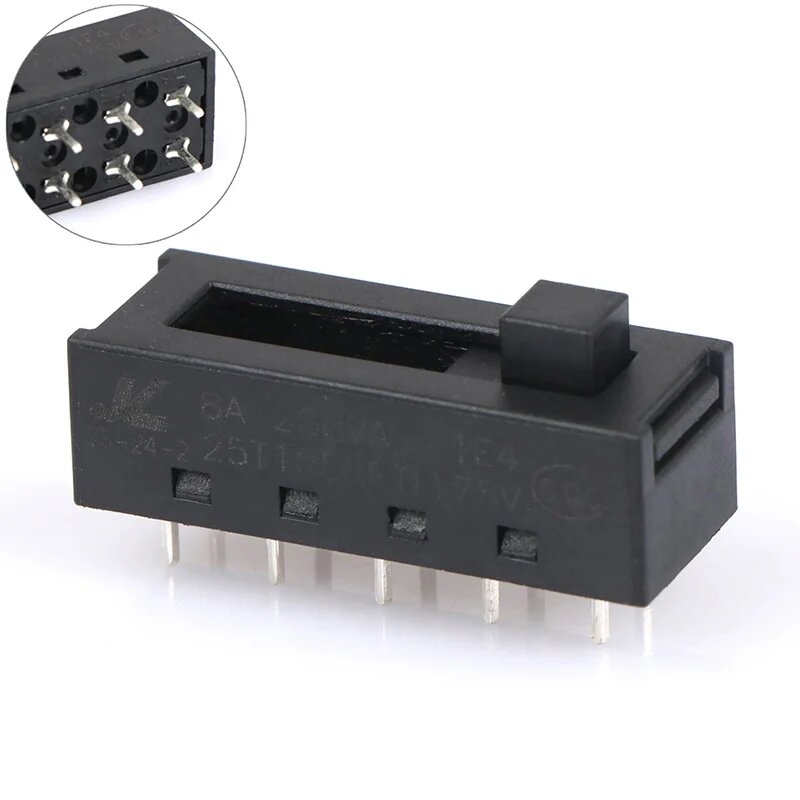 Переключатель HUXUAN SS-24NO2, Цвет: pin