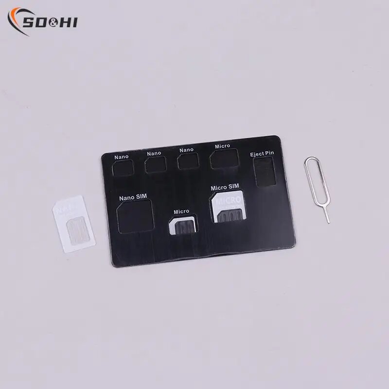 1 компл. Тонкая SIM-карта памяти и Карта памяти Microsd