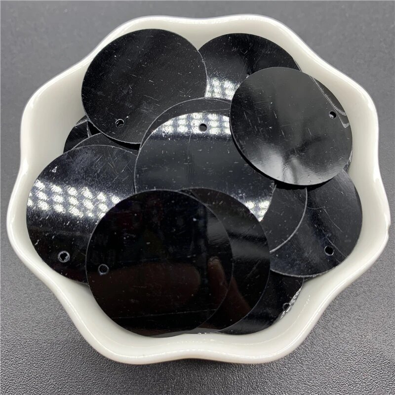 Блестки ПВХ RYFDBMauve 200 шт. 25 мм Черный, 09