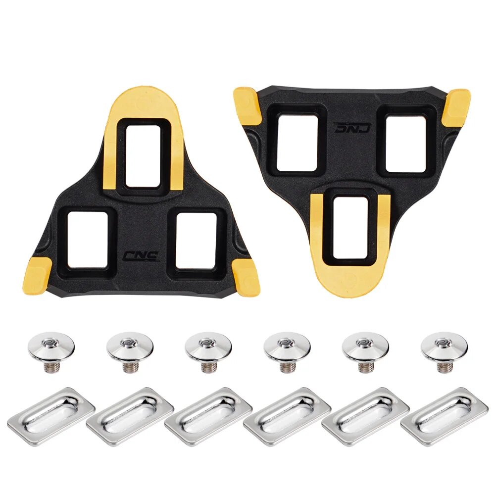 Педали для велосипеда Chooee желтые Shimano SPD-SL