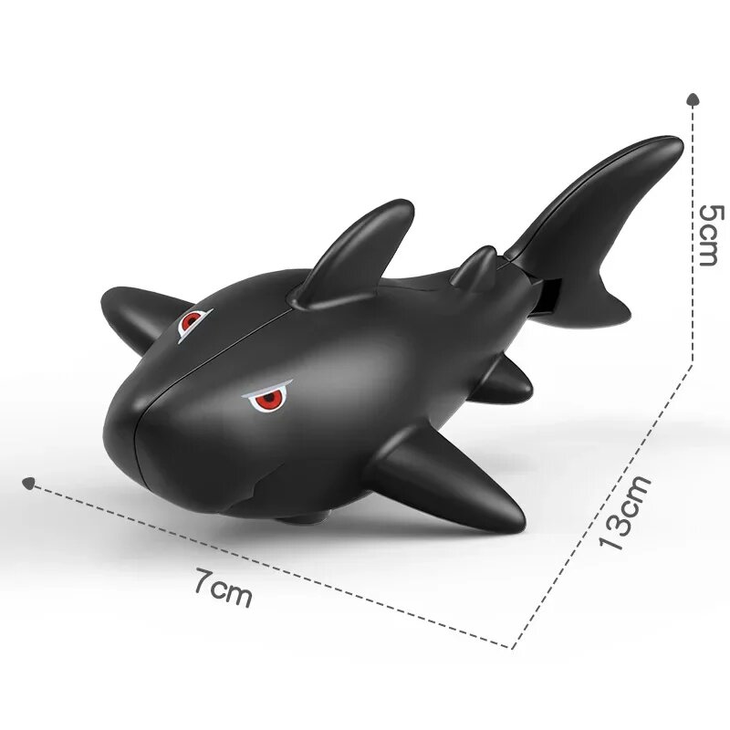 Черный строительный блок Black Shark 13x7x5 см