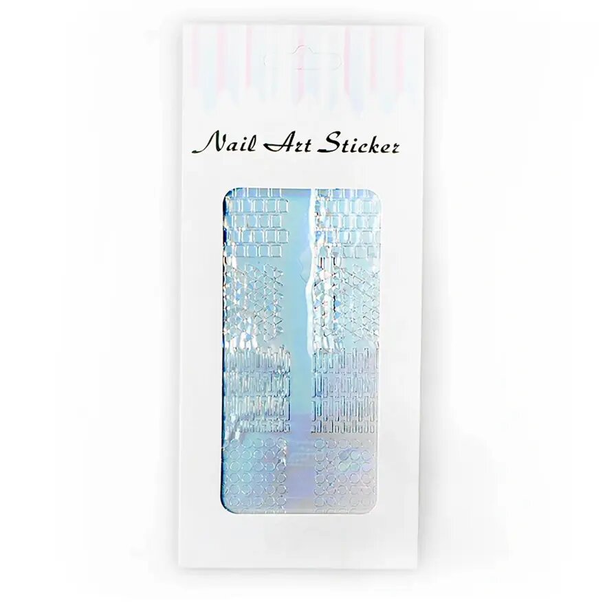 Наклейки Радужный микс №1372 Zoo Nail Art