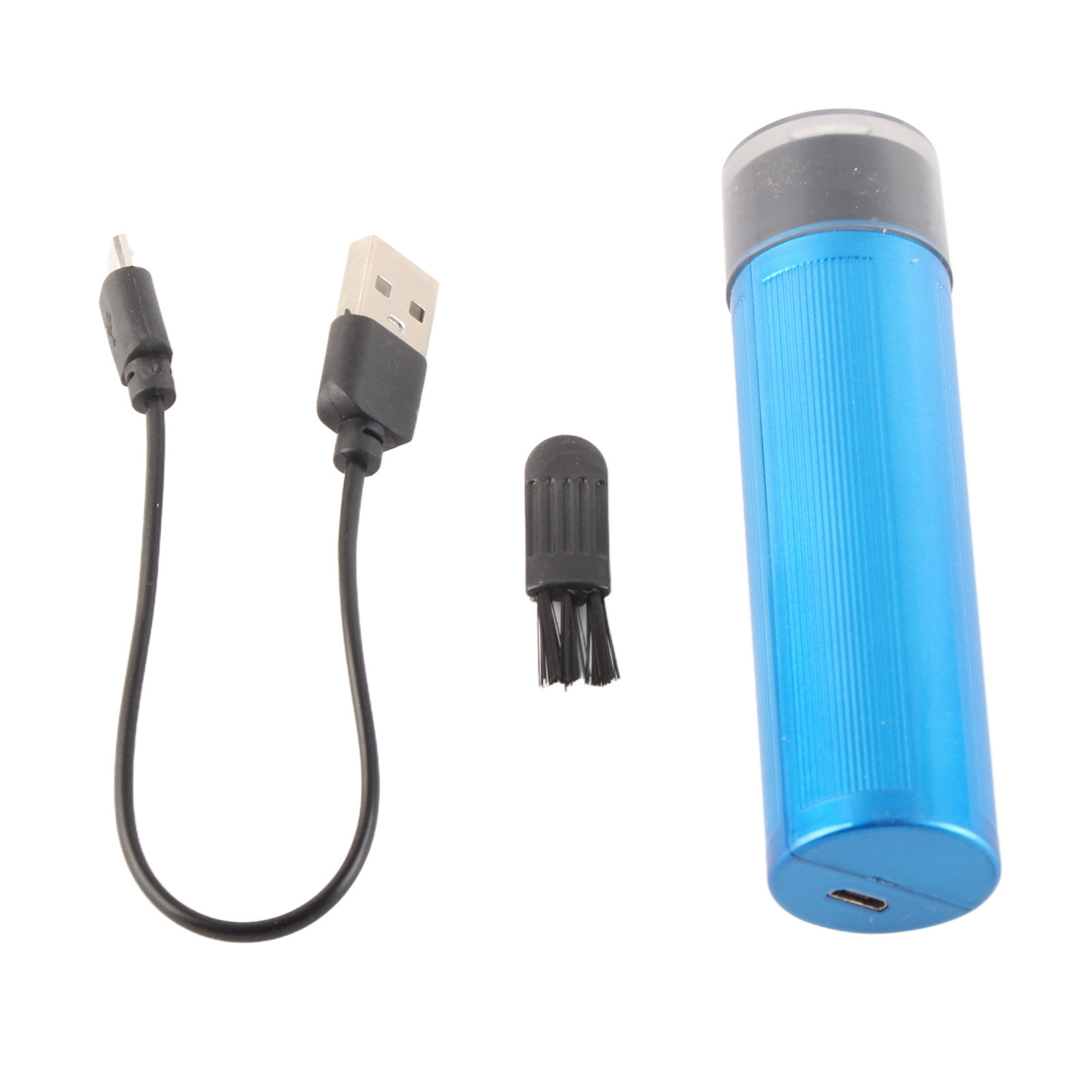 Мини-электробритва портативная глубокая очистка перезаряжаемый электрический триммер для бороды для мужчин синий